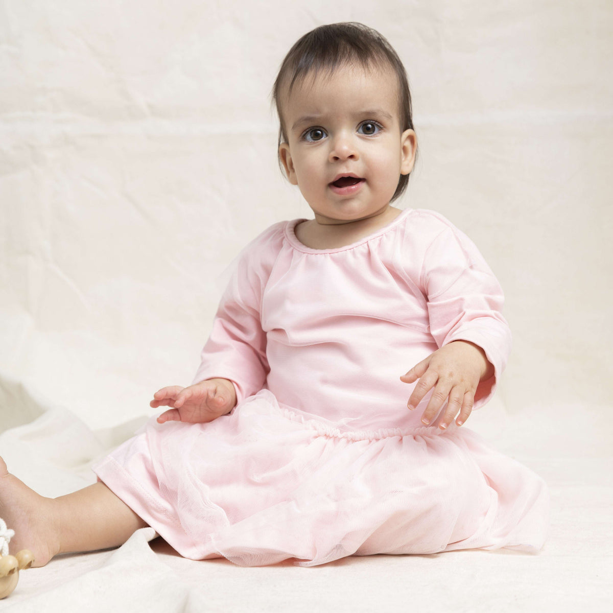 Organic Baby, Toddler, & Kids Clothes - Long Sleeve Little Belle Tulle ...